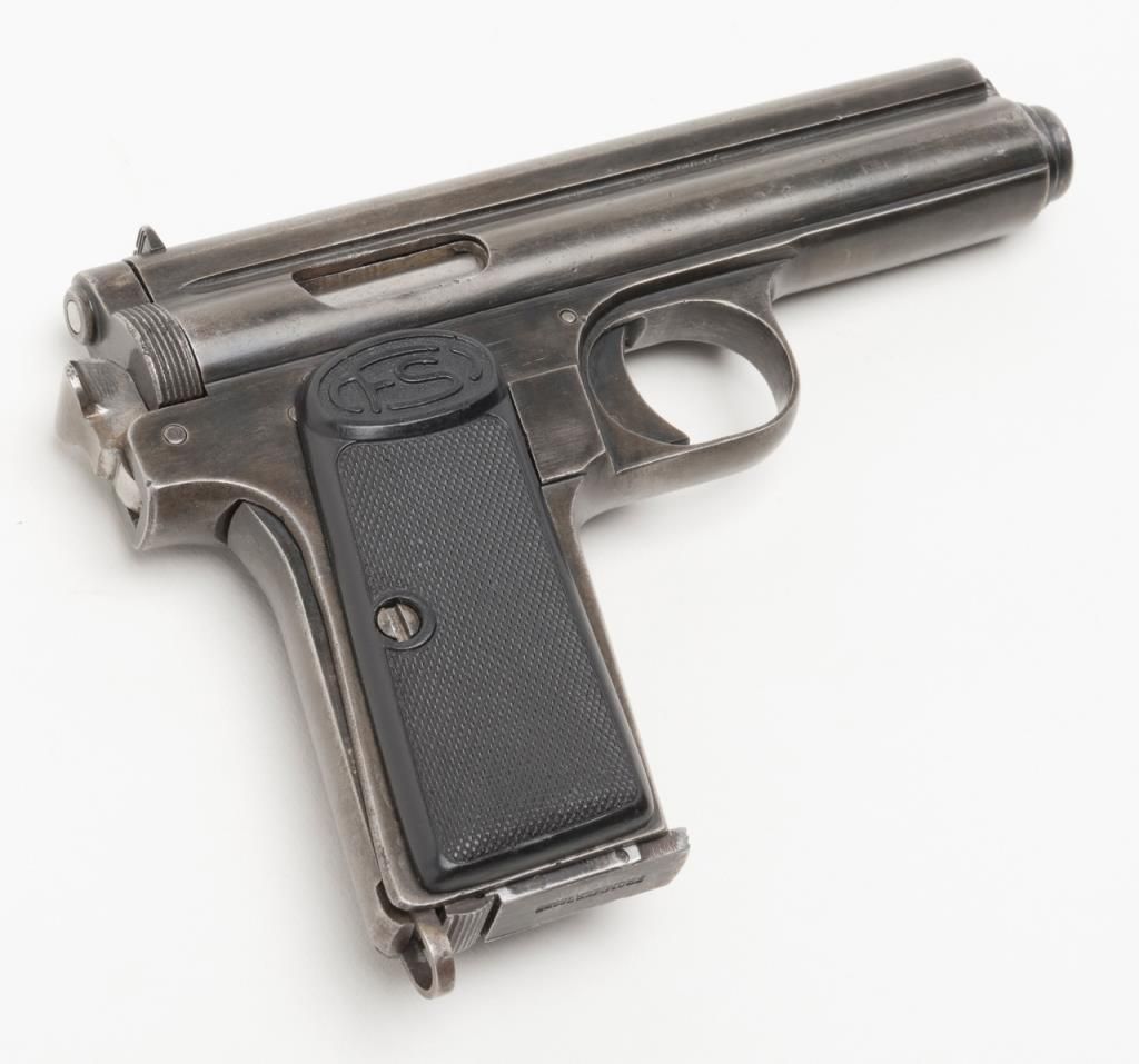 Frommer Stop Model 1912 semi-auto pistol, 7.65mm cal., 4” barrel, blue ...