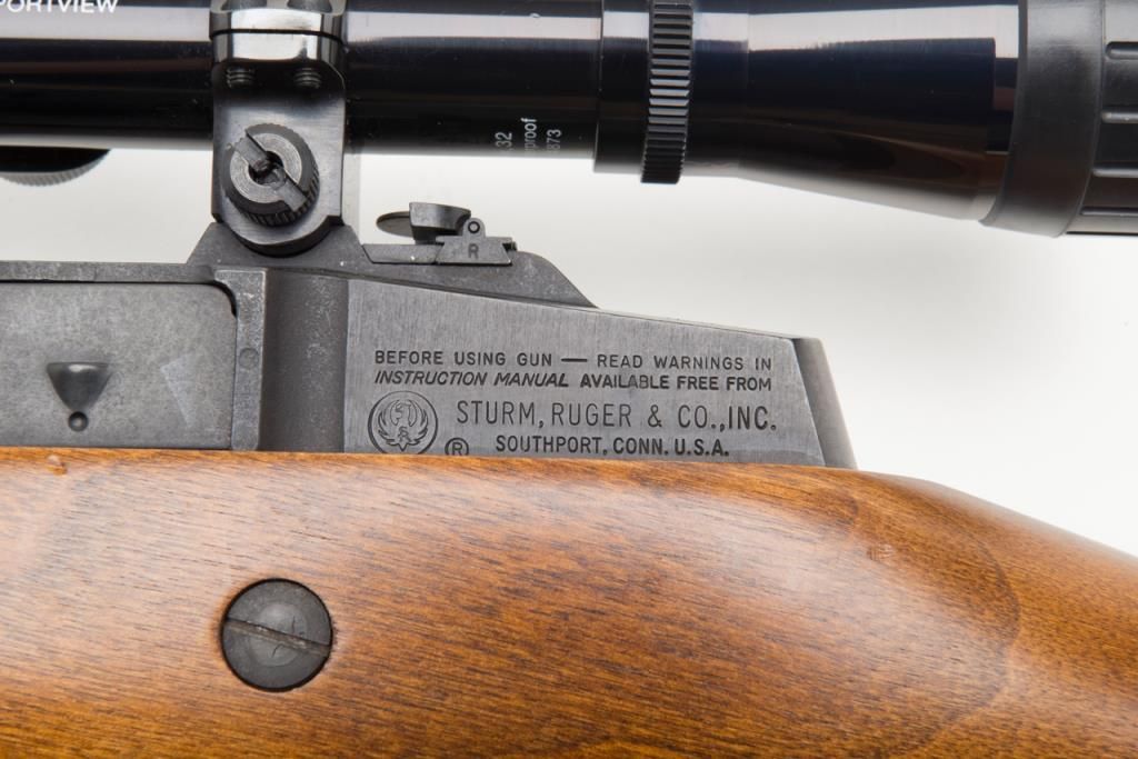 Ruger Ranch Rifle Model semi-auto carbine, .223 cal., 18” barrel, black ...