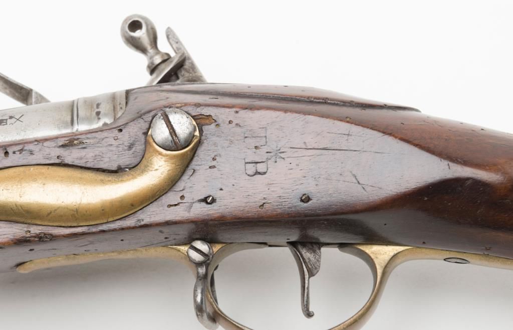 Tower Brown Bess flintlock rifle, .75 cal., 38-1/2” barrel, wood stock ...