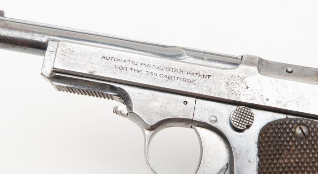 Star Model 1919 semi-auto pistol, 7.65mm cal., 4-1/2” barrel, blue ...