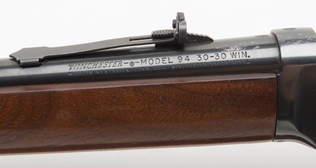 Winchester Model 94 lever action carbine, .30-30 Win. cal., 20” barrel ...