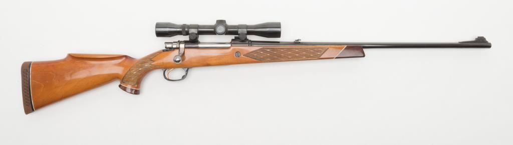 English Parker-Hale Sporter bolt action rifle, .300 Win. Mag. cal., 24 ...