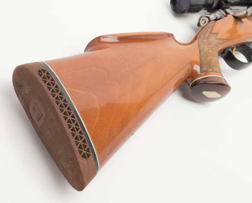 English Parker-Hale Sporter bolt action rifle, .300 Win. Mag. cal., 24 ...