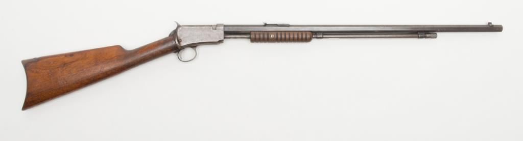 Winchester Model 1890 pump action rifle, .22 short cal., 24” octagon ...