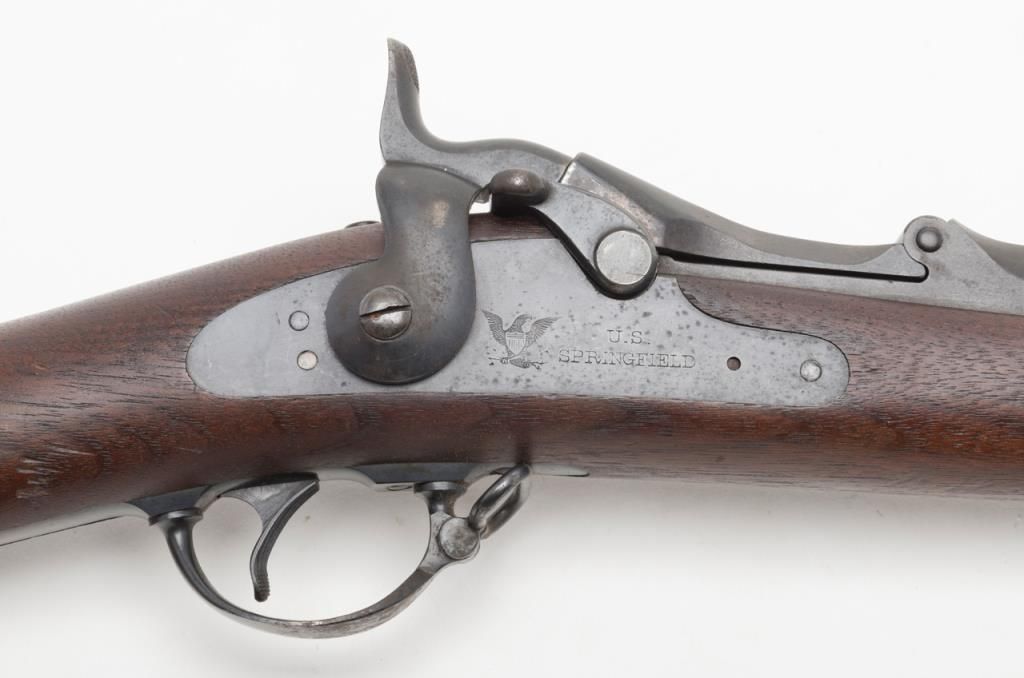 U.S. Springfield Trapdoor rifle, .45-70 cal., 32-1/2” barrel, blue ...