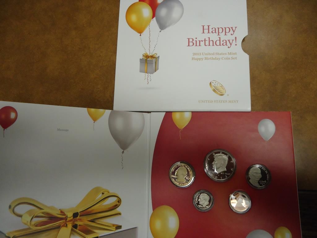 2013 US MINT HAPPY BIRTHDAY COIN SET