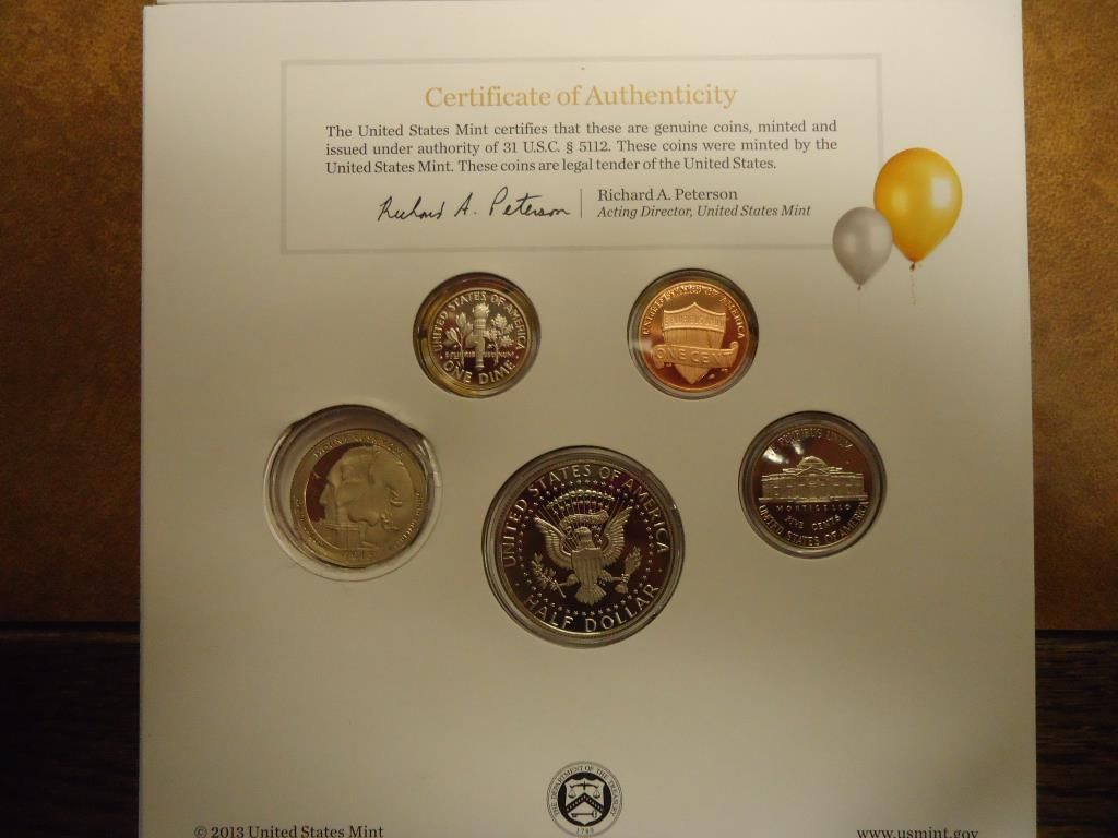 2013 US MINT HAPPY BIRTHDAY COIN SET