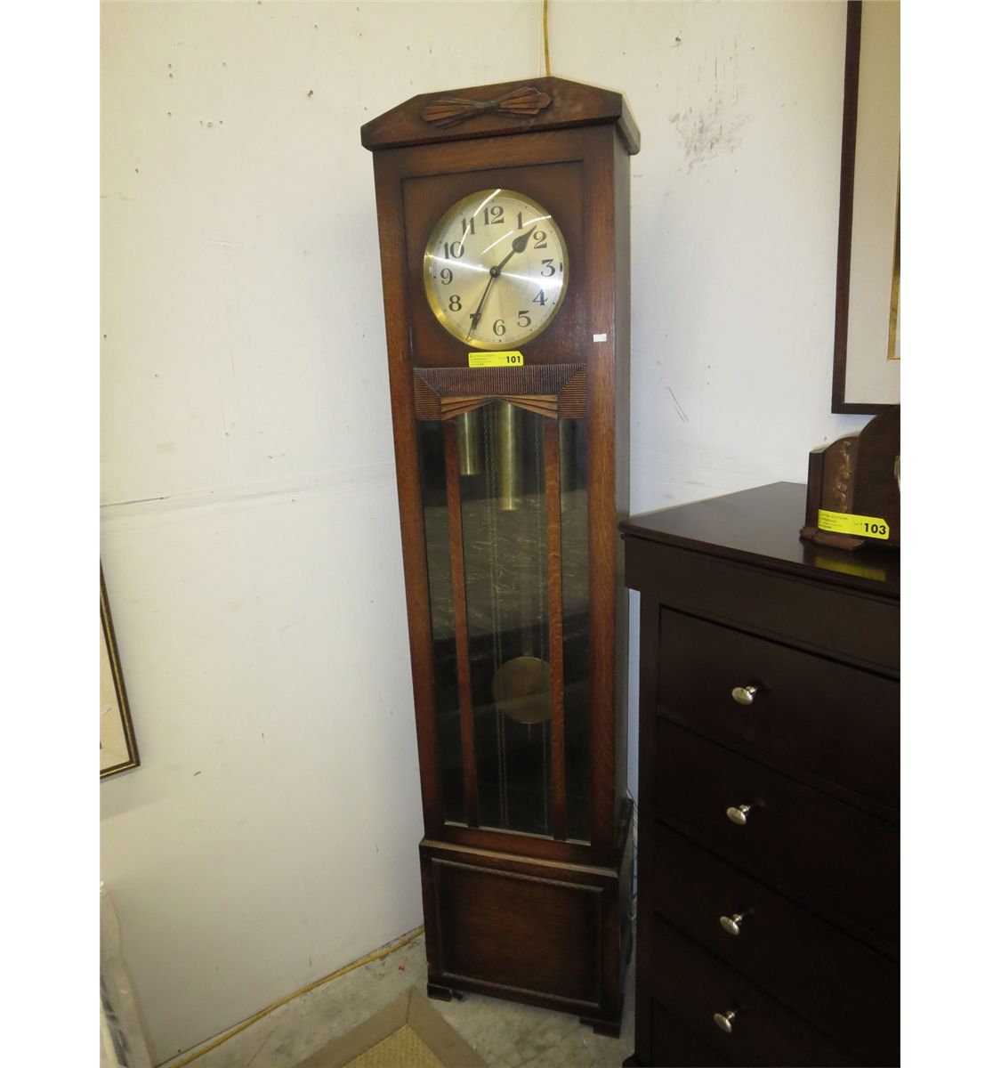1920's Art Deco style grandfather clock
