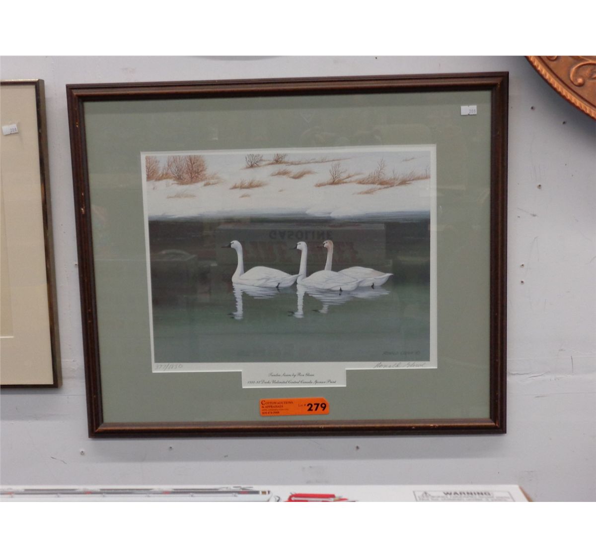 Signed limited edition Ronald Glowe print