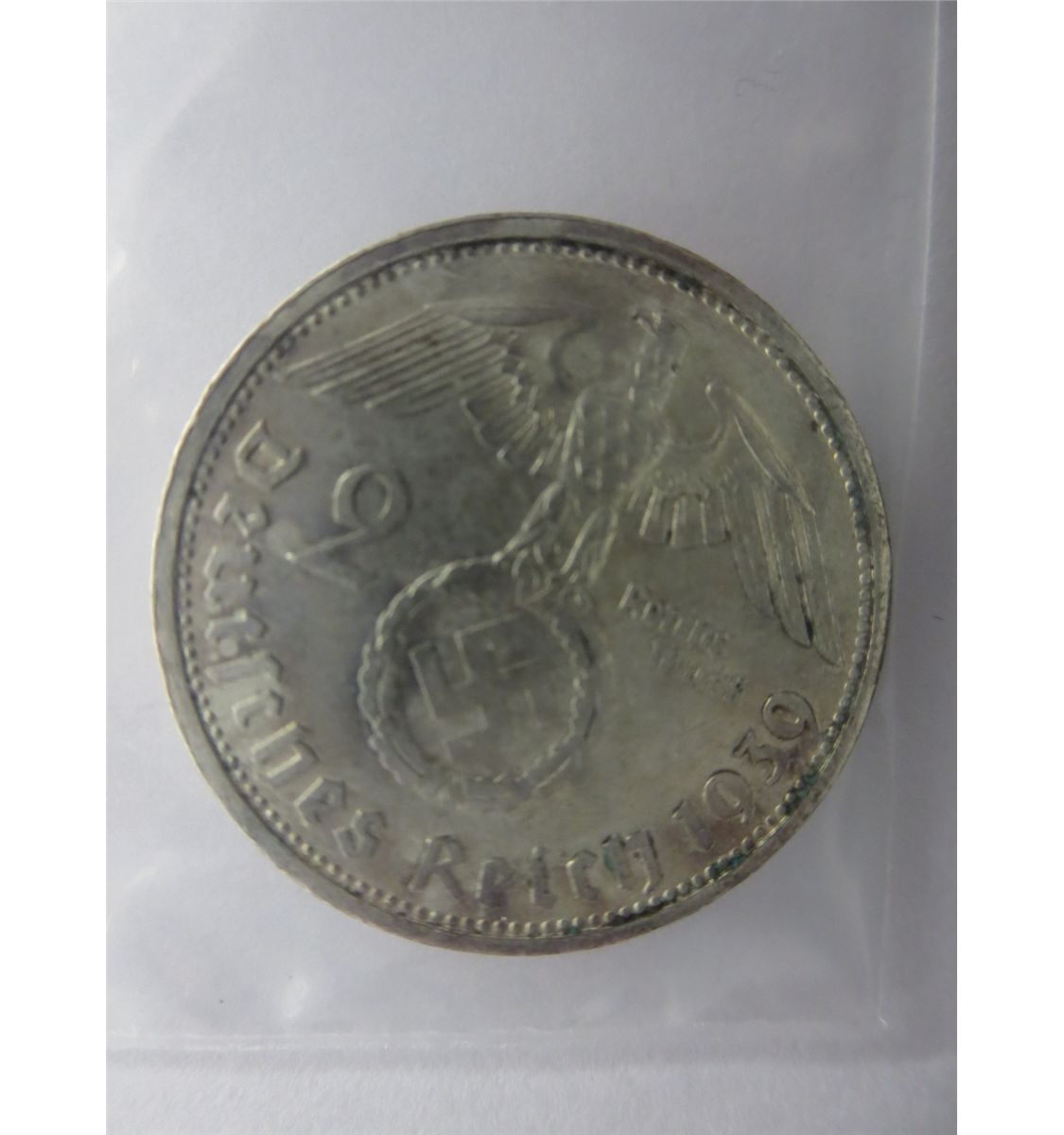 1939 Nazi German Eagle & Swastika coin