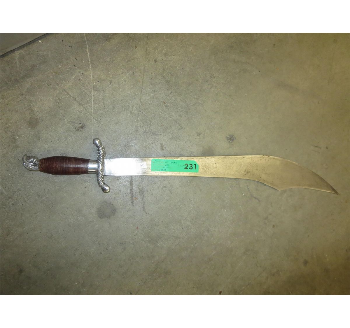 Mexican machete style sword