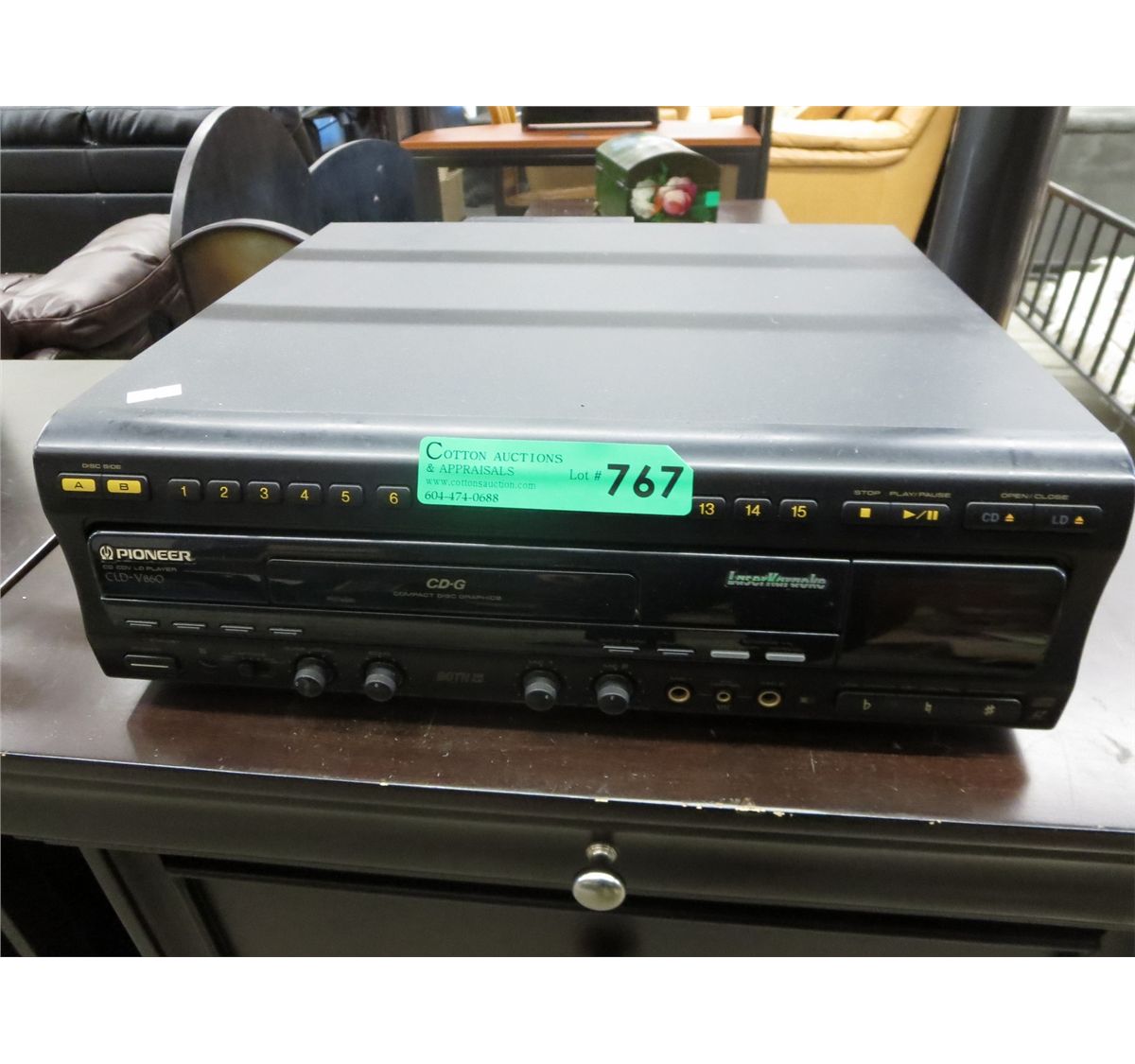 Pioneer laser karaoke machine