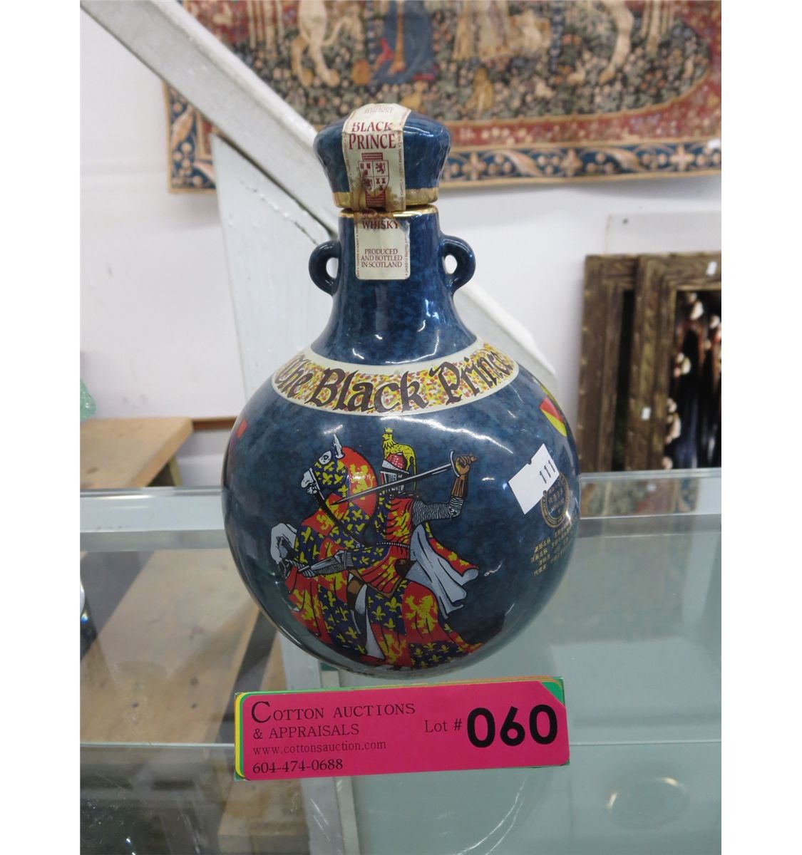 Wade collectable Whiskey decanter - Black Prince