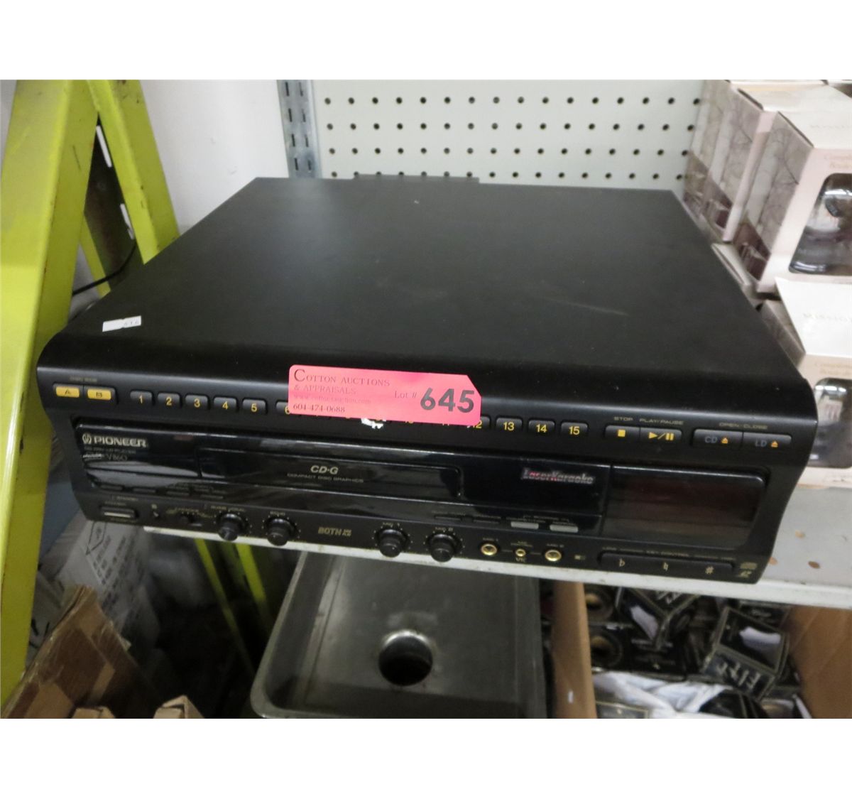 Pioneer laser karaoke machine