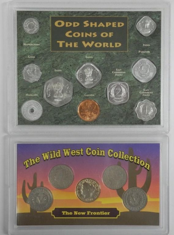 Wild West Coins (1890s -1900s) Odd Shape World Coins