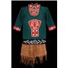19TH C. Tlingit Trade Wool Tunic with Collar and Cedar Bark Skirt ...