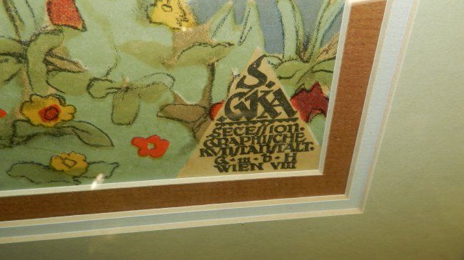 unique framed girl print, "Herta Zuckermann" age 14