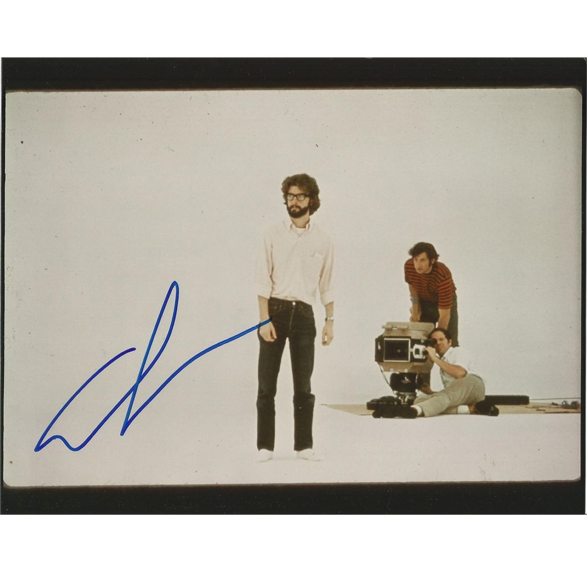 George Lucas signed vintage shot from Star Wars (Rare!!!)