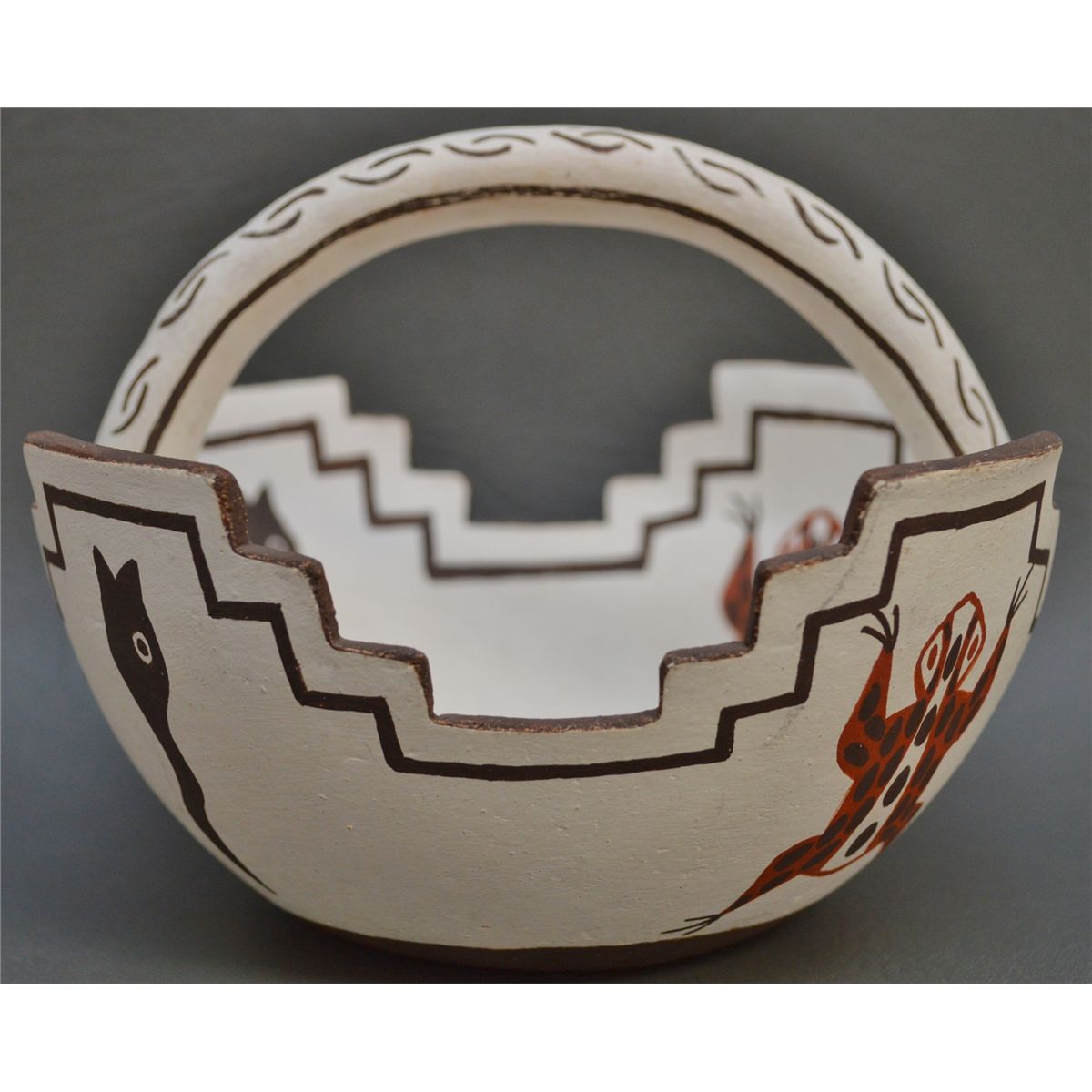 ZUNI POTTERY KIVA BOWL