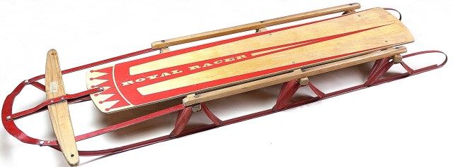 Great vintage Royal Racer Childs sled