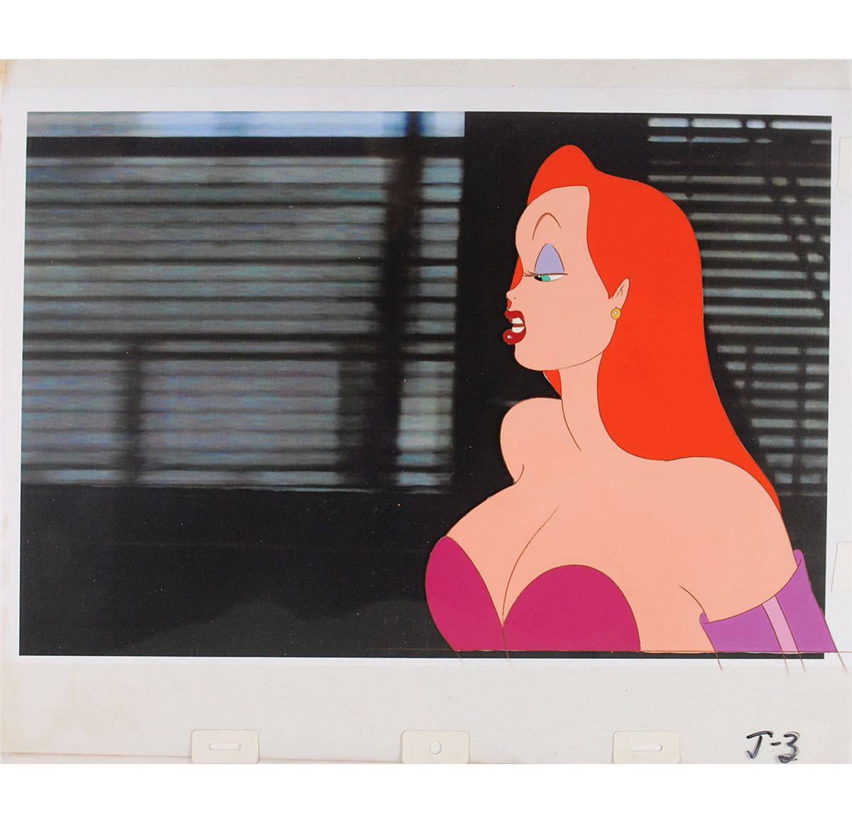 Jessica Rabbit Production Cel From Who Framed Roger Rabbit