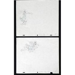 Two Coco Puffs Commerical Animation Original Drawing