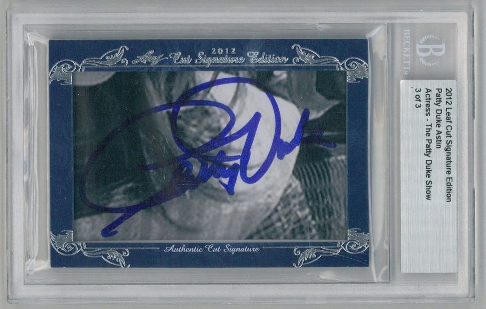 2012 Leaf Cut Signature Edition Authentic Cut Signature Patty Duke ...