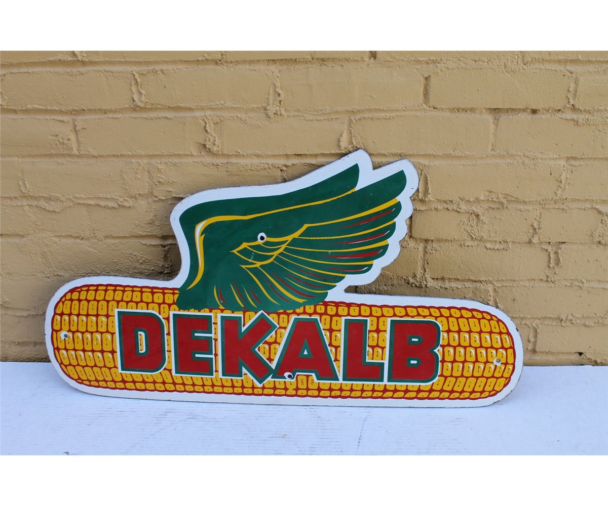 Dekalb Seed Corn Die Cut Flying Ear Sign 31 1/4"