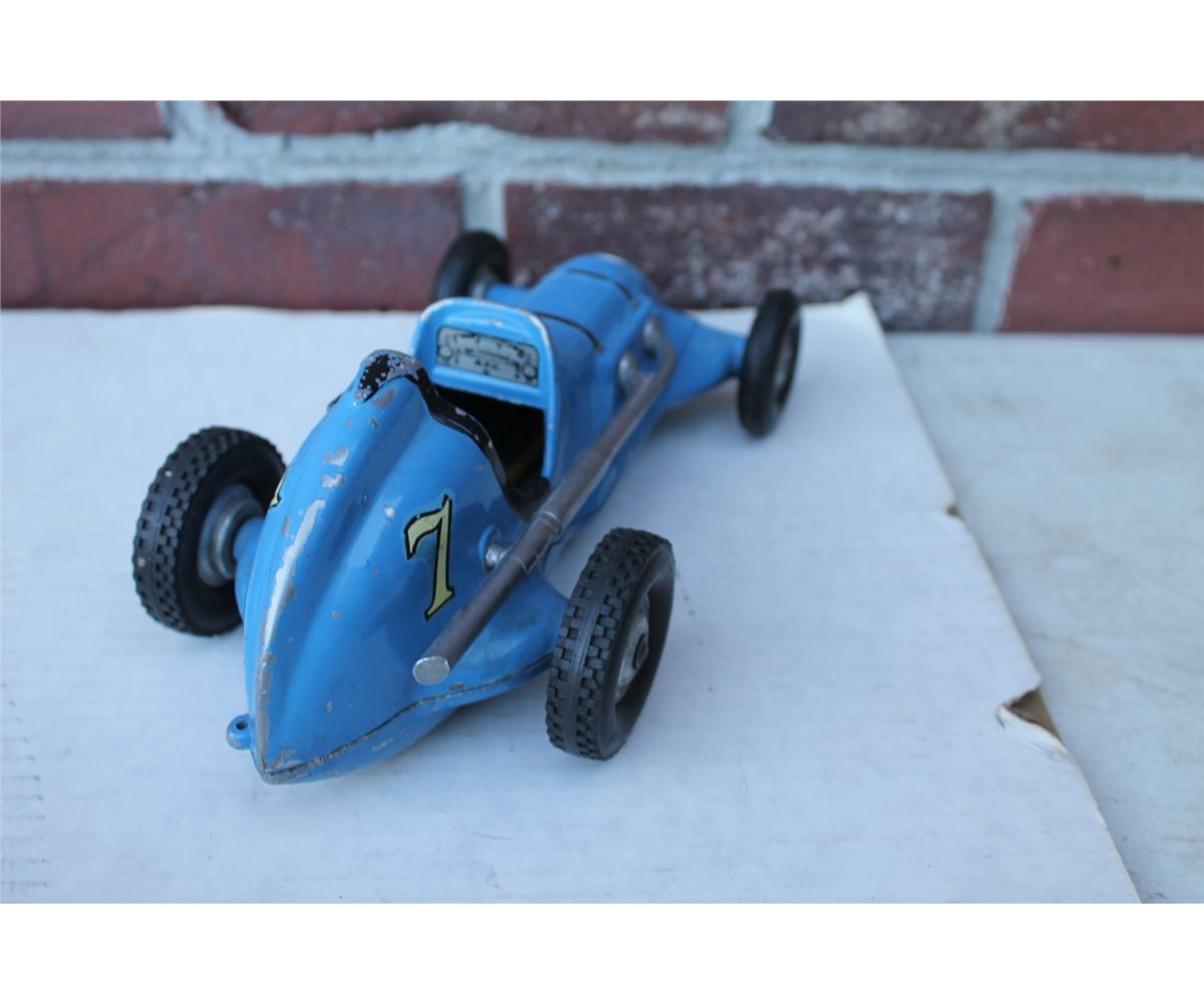 Thimble Drome Toy Model Race Car, COX #7 9 1/2" Long