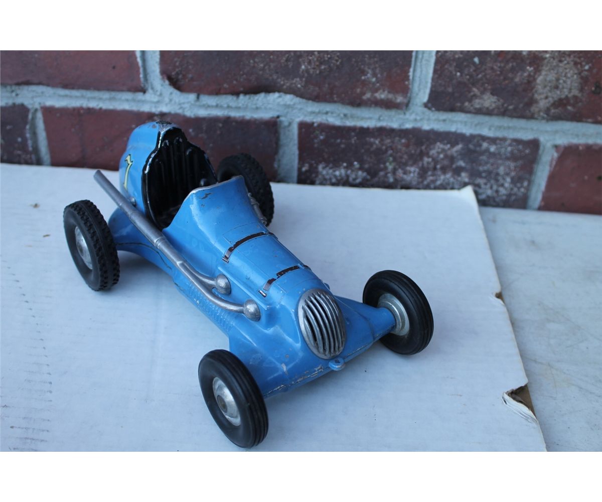 Thimble Drome Toy Model Race Car, COX #7 9 1/2" Long