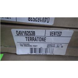 3 BOX APPROX 600 FEET VENTED ALUMINUM SOFFIT TERRATONE