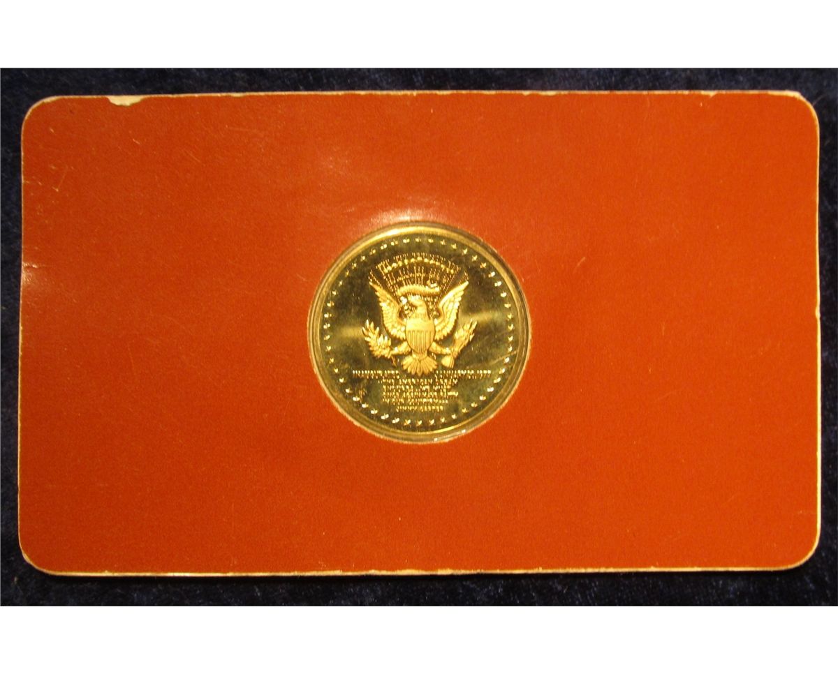 429. 1977 Jimmy Carter Proof Edition Presidential Medal in original U.S ...