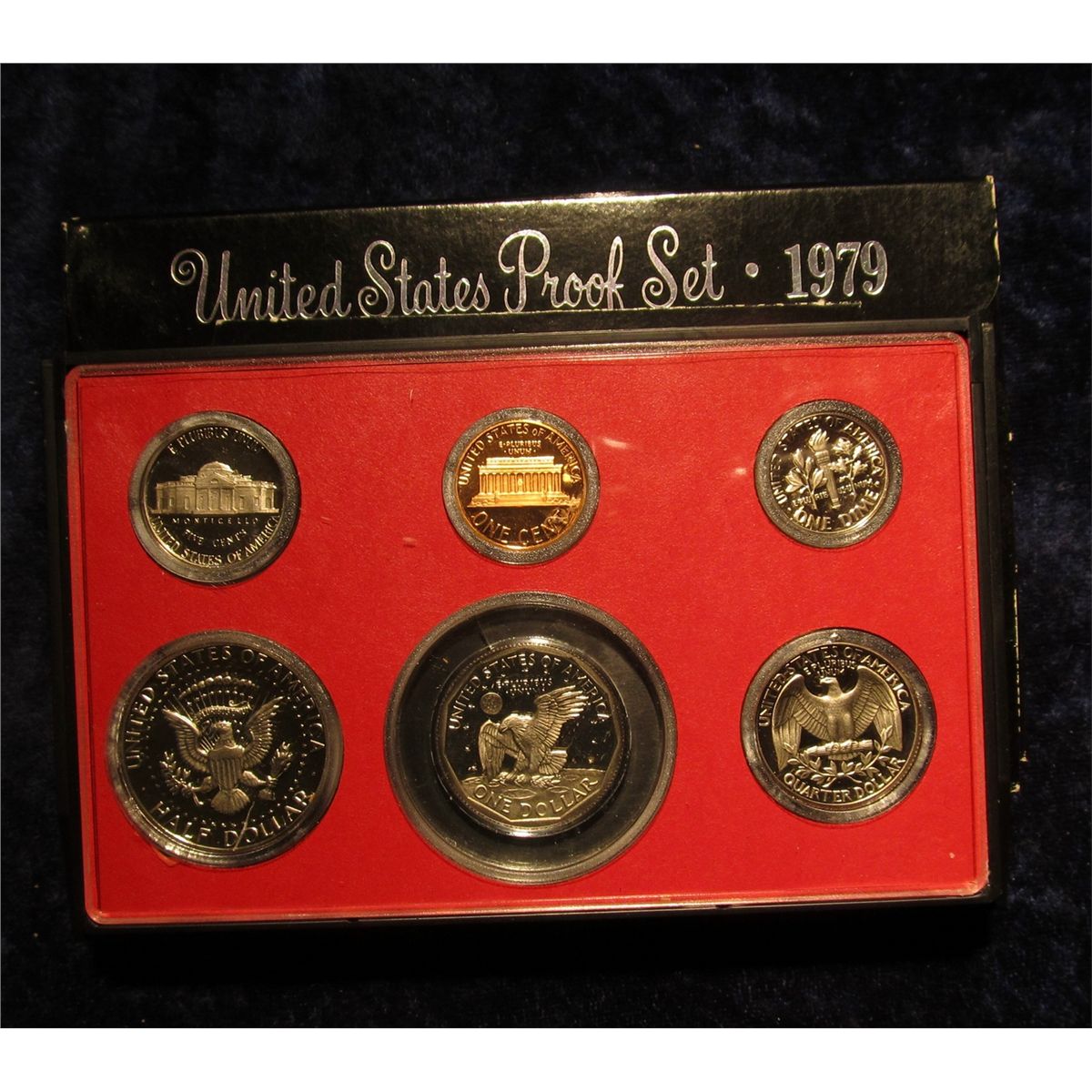 1147. 1979 S Type 2 (Clear S) U.S. Proof Set. Original as issued. (CDN ...