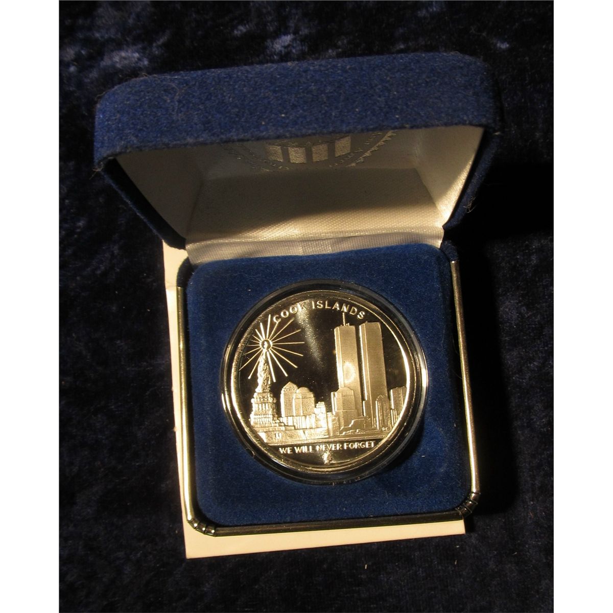 1149. 2006 Cook Islands "We Will Never Forget" Proof One Dollar "Let ...