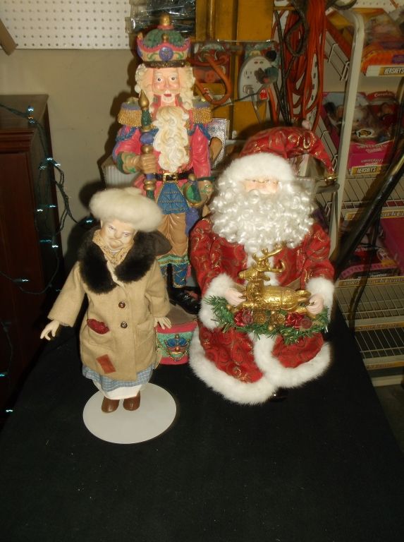 Three X-mas Figures Decorations