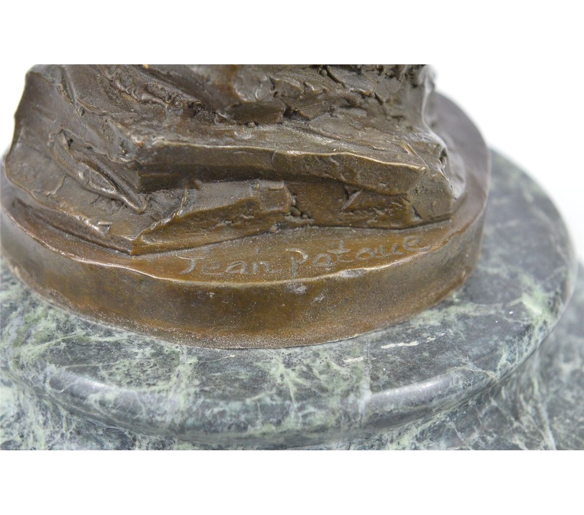 20"x7" Signed French Jean Patoue Art Deco Original Nude Dancer Bronze ...