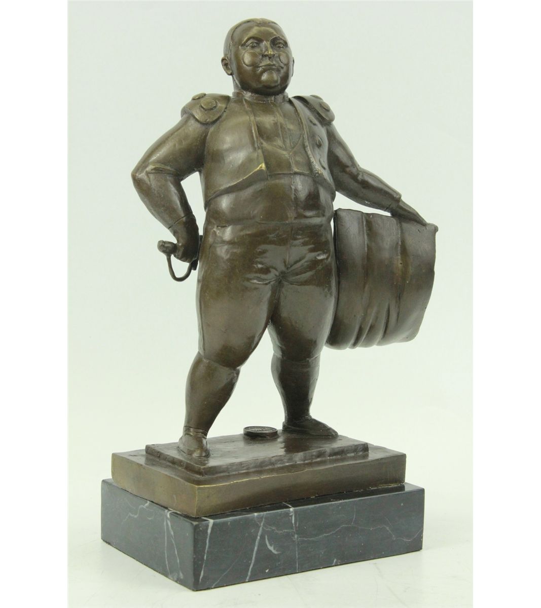 13"x8" Bronze Marble Statue Matador Bullfight Spanish Mexican Bull ...