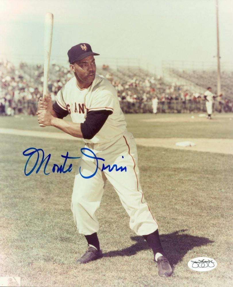 Monte Irvin Signed Giants 8x10 Photo (JSA SOA)