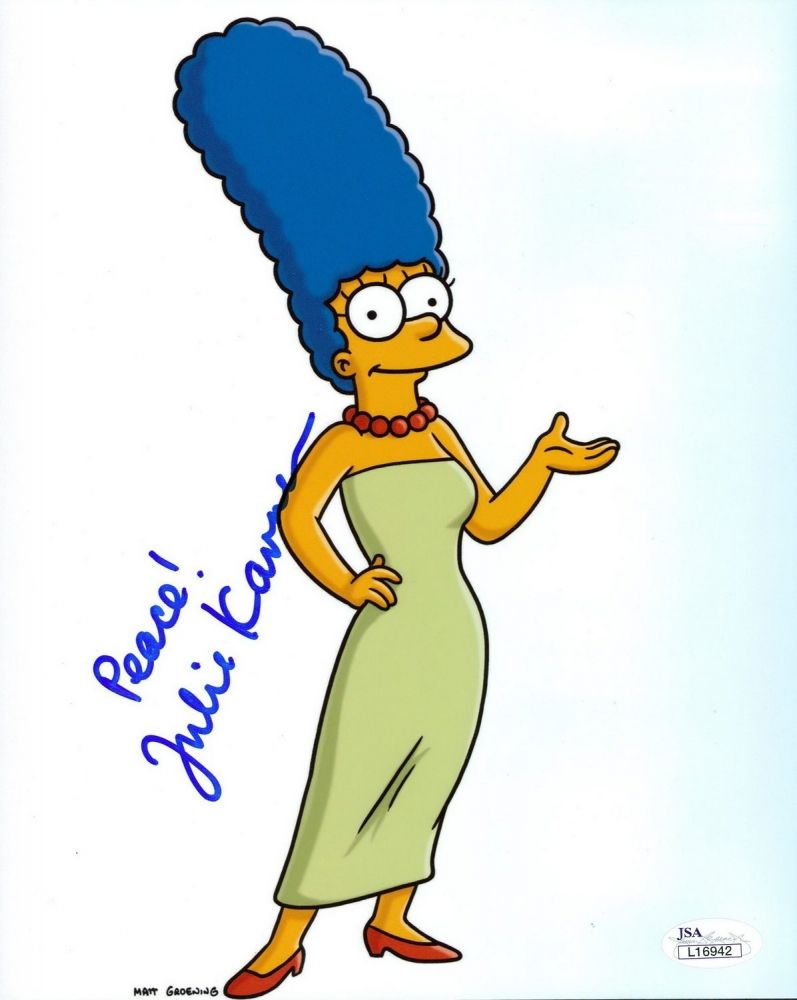 Julie Kavner Signed "The Simpsons" Marge Simpson 8x10 Photo Inscribed ...