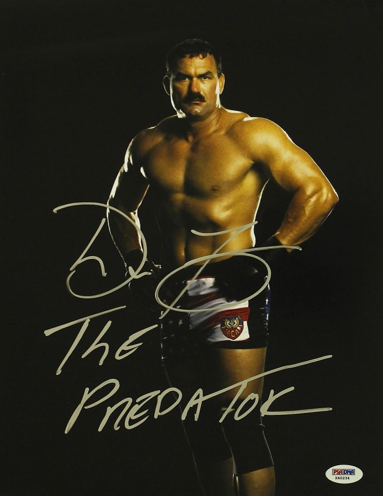 Don Frye Signed 11x14 Photo Inscribed "The Predator" (PSA COA)
