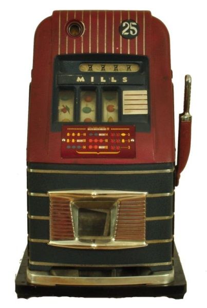 Mills Antique 25 Cent Slot Machine