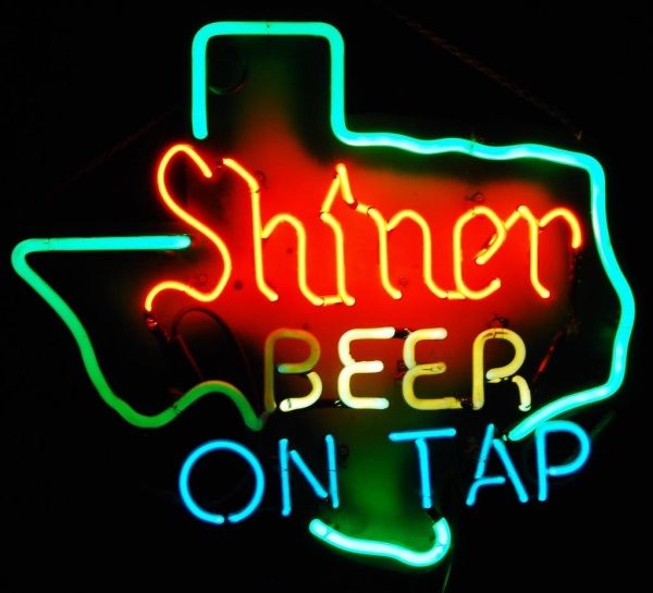 Shiner Beer On Tap Texas Neon