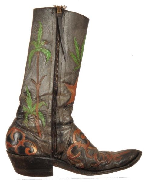 The Original Pair of Charlie Dunn Marijuana Boots