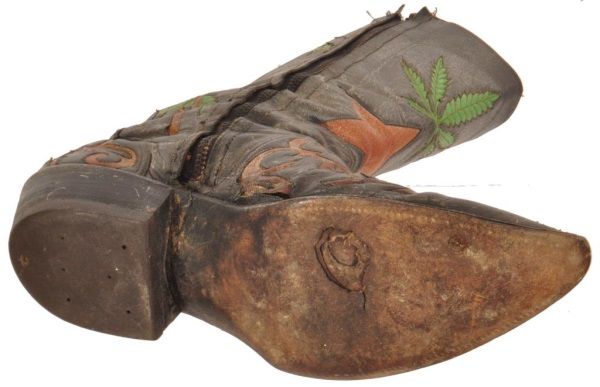 The Original Pair of Charlie Dunn Marijuana Boots