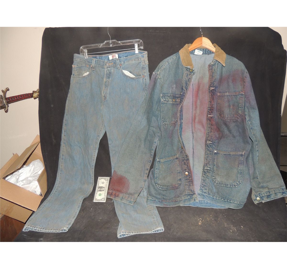 THE WALKING DEAD BLOODY ROTTEN ZOMBIE COMPLETE DENIM WARDROBE 2