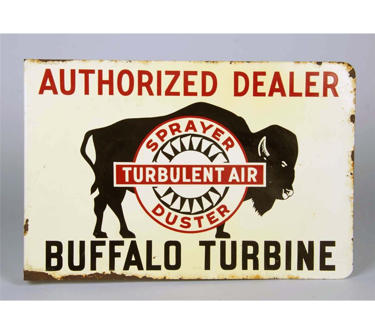 Flanged Double-Sided Tin Sign