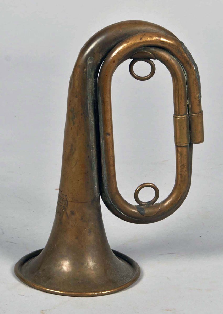 Early Wurlitzer WWI Brass Trench Bugle