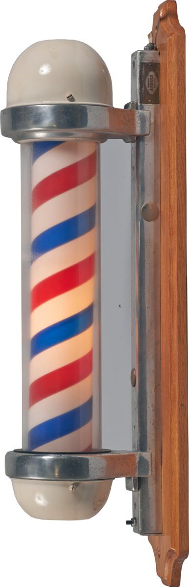 William Marvy Co. Light-Up Barber Shop Pole