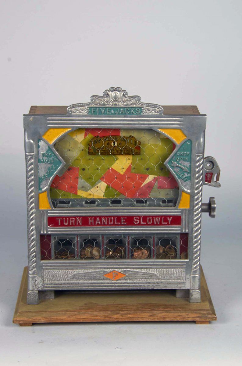 1 Cent Field Mfg. Co. 5 Jacks Trade Stimulator