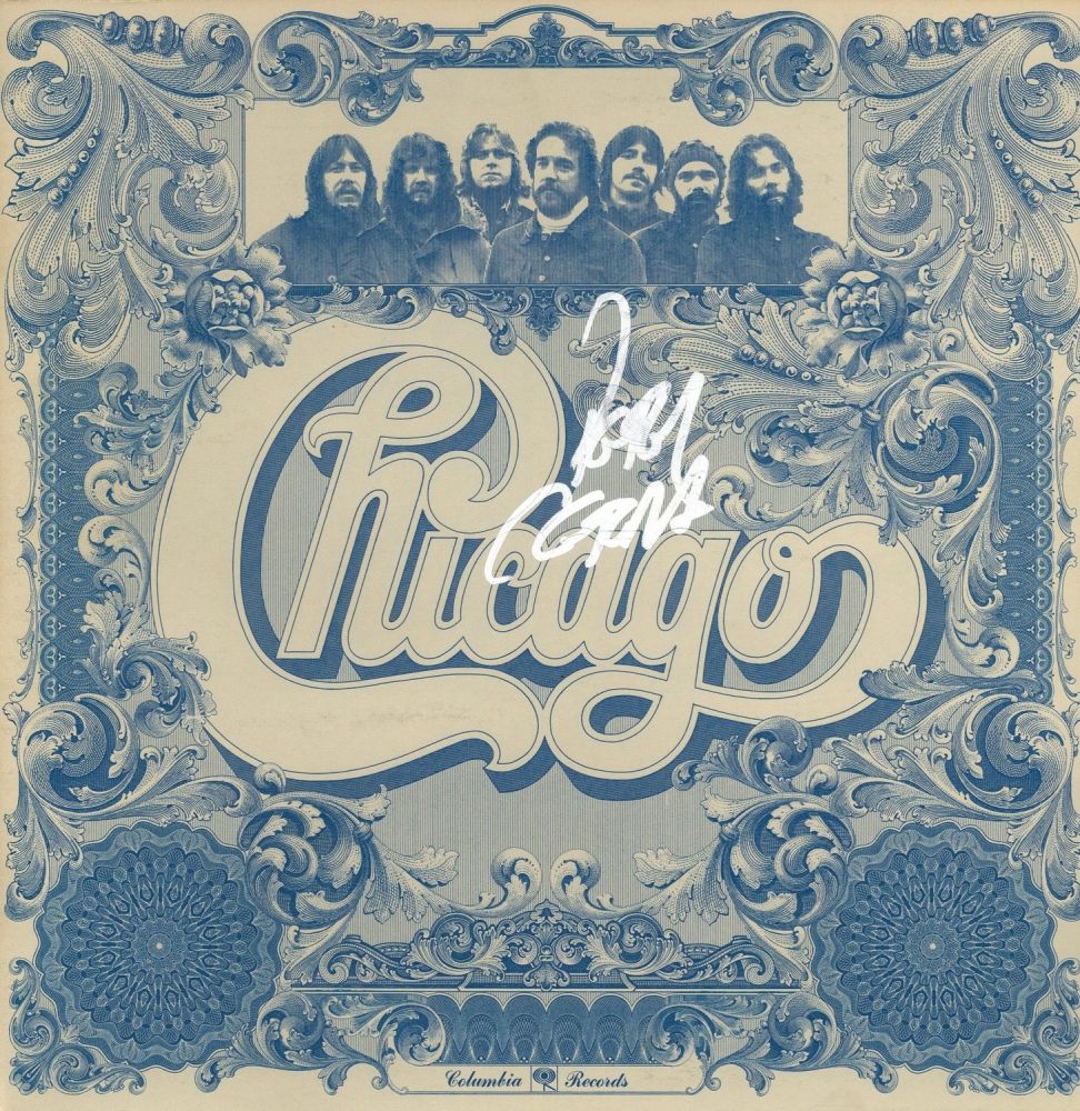 Peter Cetera Signed "Chicago" Album Cover (JSA COA)